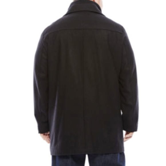 jf j.ferrar | Jackets & Coats | Jf J Ferra Mens Slim Fit Wool Black ...